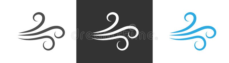 Wind. a Set of Icon, Sign and Pictogram Templates Stock Vector ...