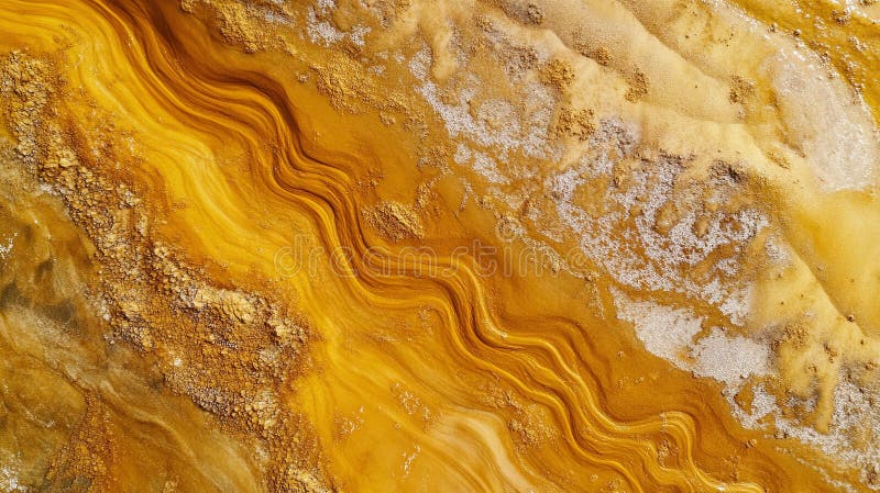 Wind-shaped Patterns on the Surface of Golden Sand Background Stock ...