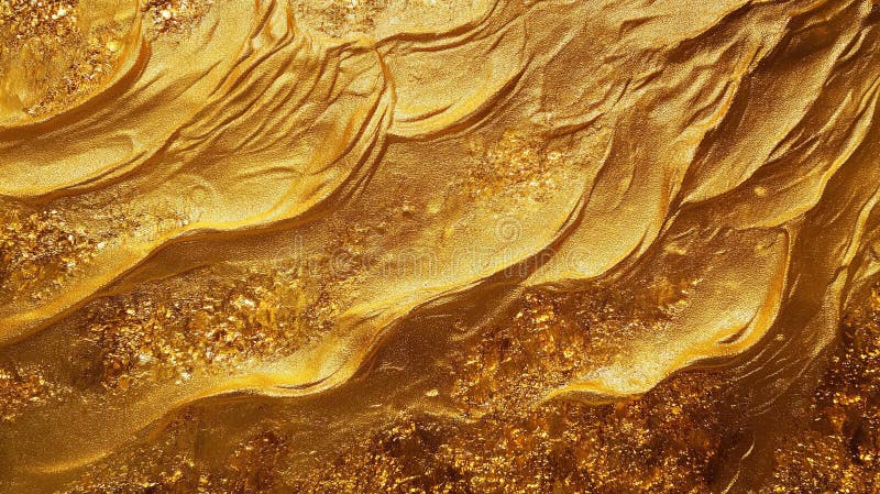 Wind Shaped Patterns Surface Golden Sand Background Stock Photos - Free ...