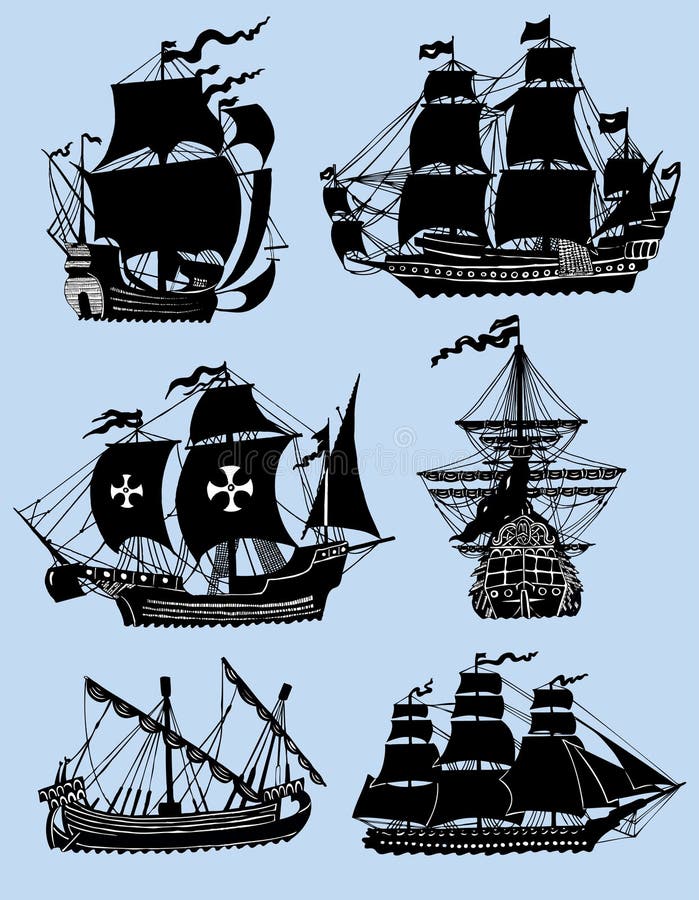 Wind ships isolated stock illustration. Illustration of furniture ...