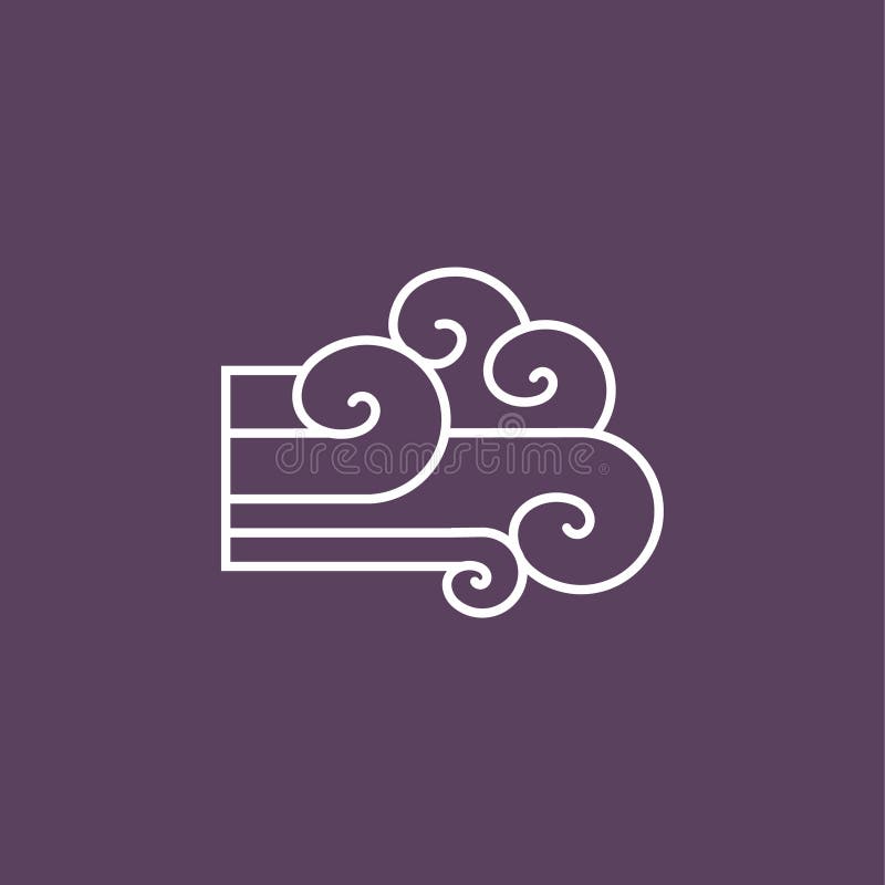 Wind Sign - Symbol Vector Illustration Stock Vector - Illustration of ...