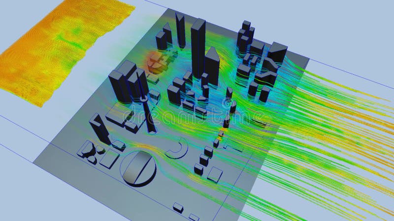 Wind Simulation in Different Directions in Toronto Airflow Simulation ...