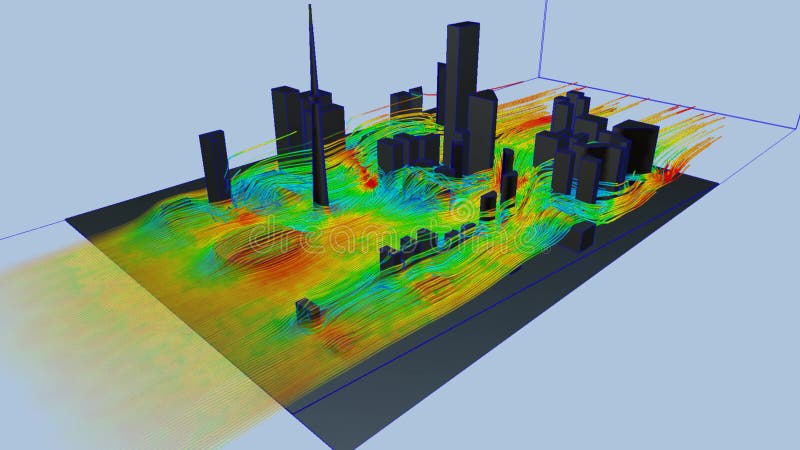 Wind Simulation in Different Directions in Toronto Airflow Simulation ...