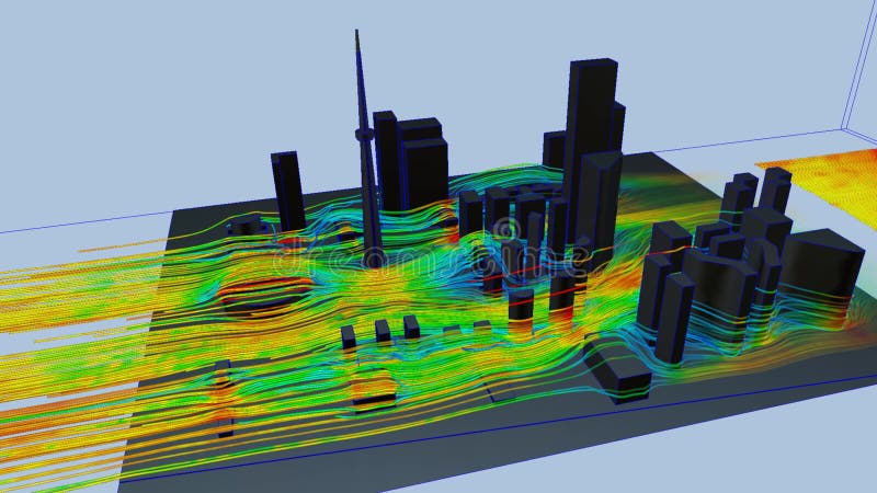 Wind Simulation in Different Directions in Toronto Airflow Simulation ...