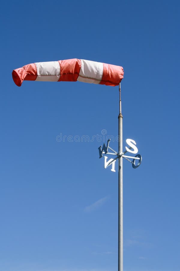 Wind sock stock image. Image of cone, caution, indication - 2259457