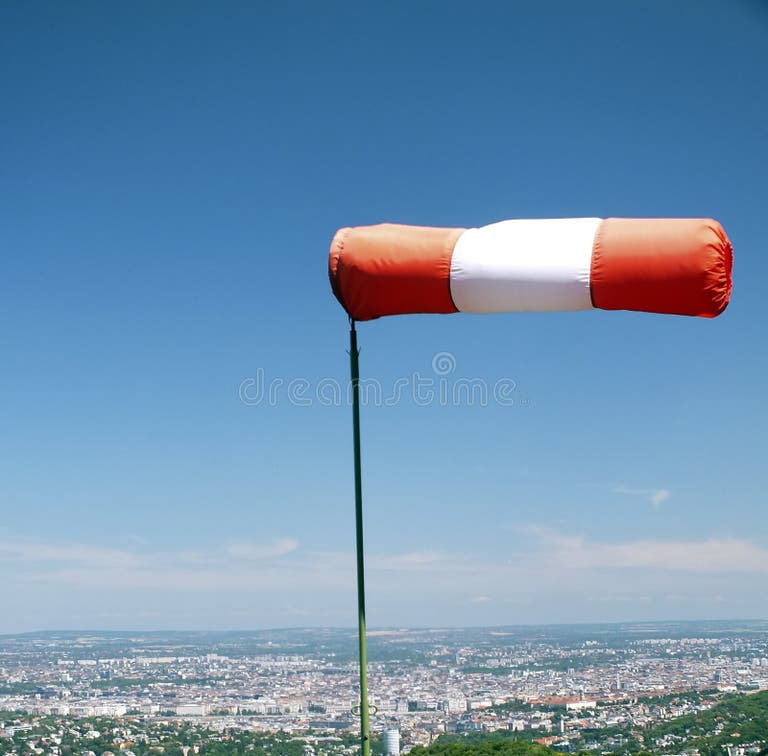 Wind Sock stock photo. Image of cone, runway, instrument - 30537978