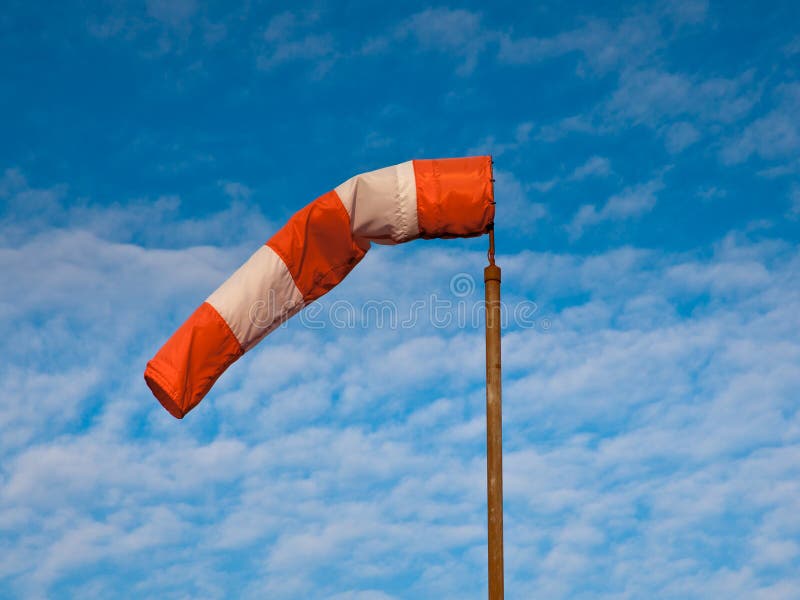 Wind Sock Blue Sky stock image. Image of flag, blowing - 29172203