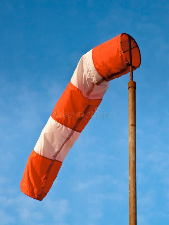 Wind Sock Blue Sky stock photo. Image of direction, equipment - 89882132