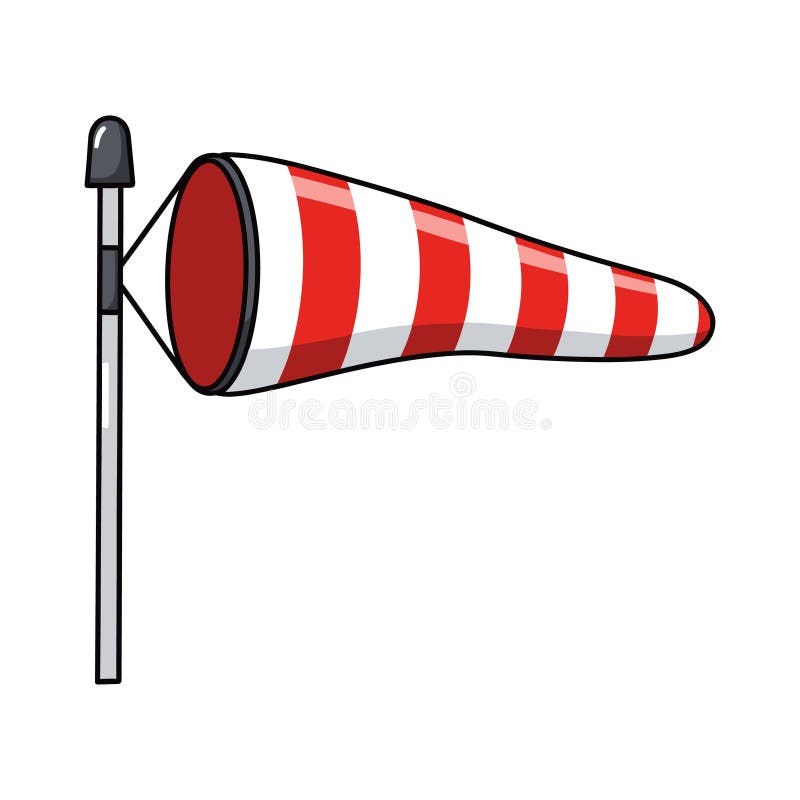 Wind Sock Icon Illustration Stock Illustration - Illustration of text ...