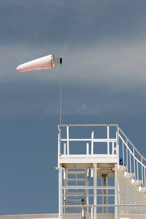 Wind Sock On Oil Storage Tank Picture. Image: 791107