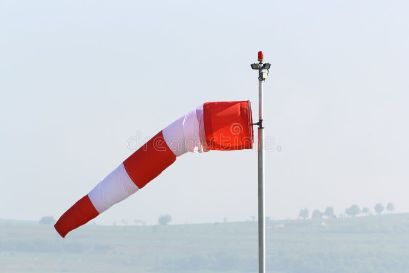 Wind Sock in an Overcast Day Stock Photo - Image of sock, meter: 26930754