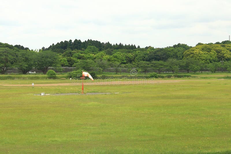 A Wind Sack Measures Wind Speed Stock Image - Image of weather ...