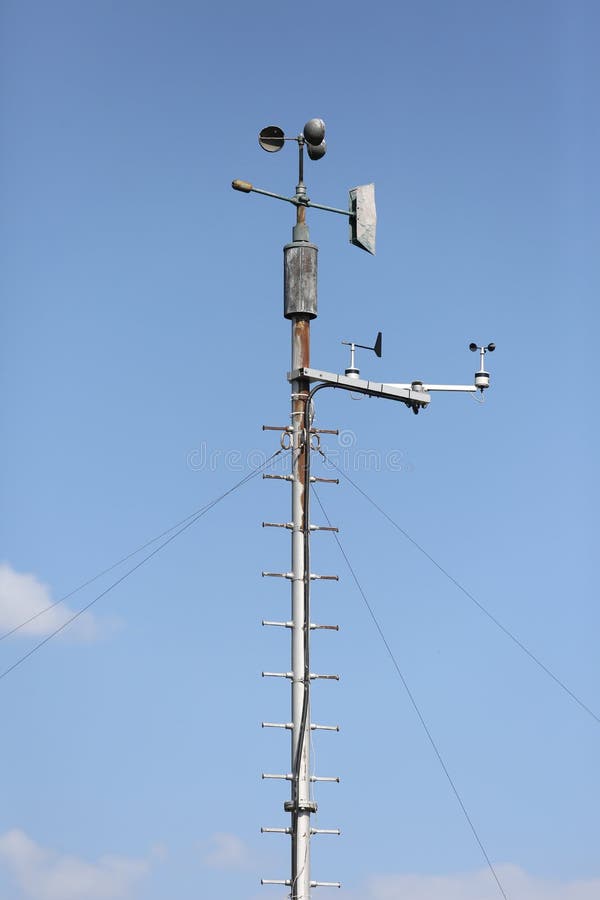 Wind speed meter stock photo. Image of supply, ladder - 117088254