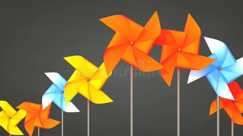 Wind spinner, blow, toy stock video. Video of breeze - 203812479