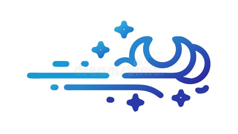 Wind and Stars, Cosmic Energy, Vector Design Generative AI Stock Vector ...