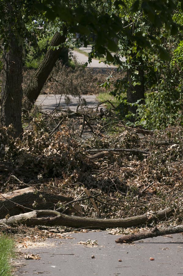 Wind Storm Damage stock image. Image of destinations - 86283145