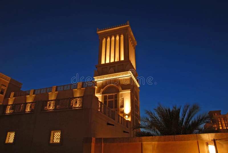 Wind Tower 2 (Dubai) stock image. Image of warm, cool, emerites - 9877