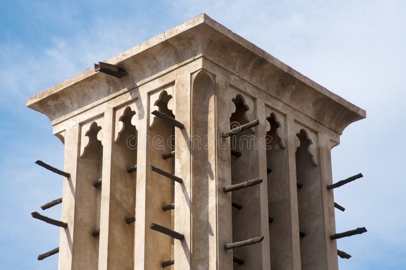 Wind Tower stock photo. Image of traditional, barjeel - 245290106