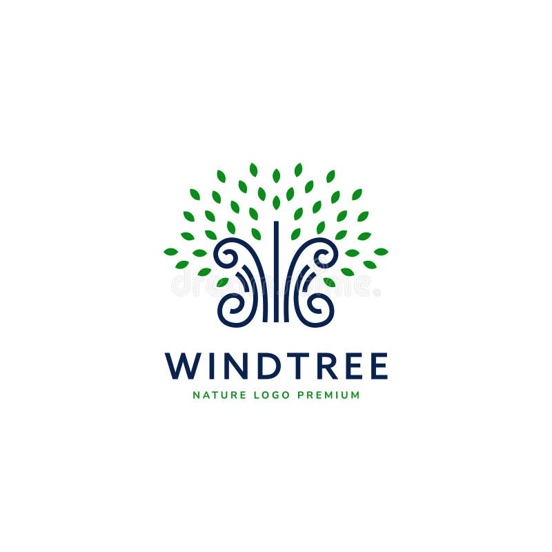 Tree Windy Logo Stock Illustrations – 309 Tree Windy Logo Stock ...