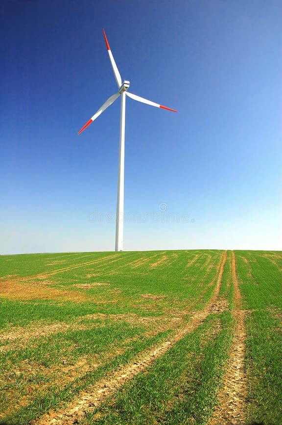Wind turbine stock image. Image of energy, generator, efficiency - 2185177