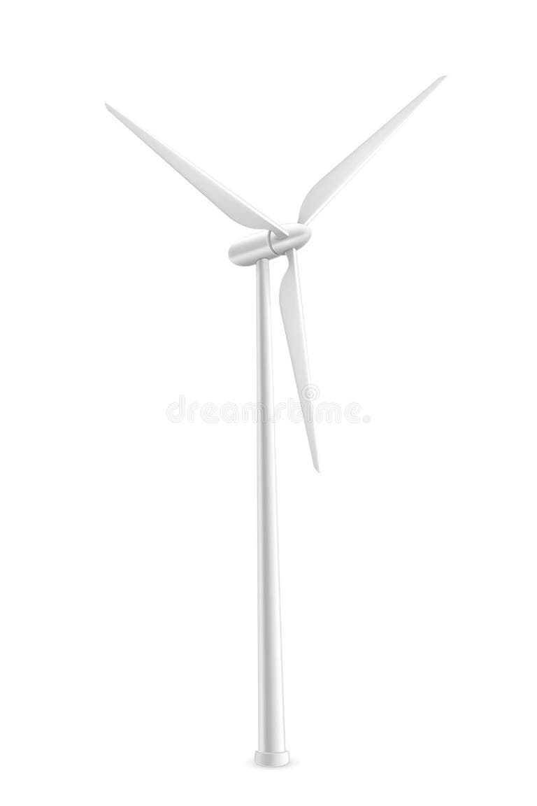 Wind Turbine White Background Stock Illustrations – 12,875 Wind Turbine ...