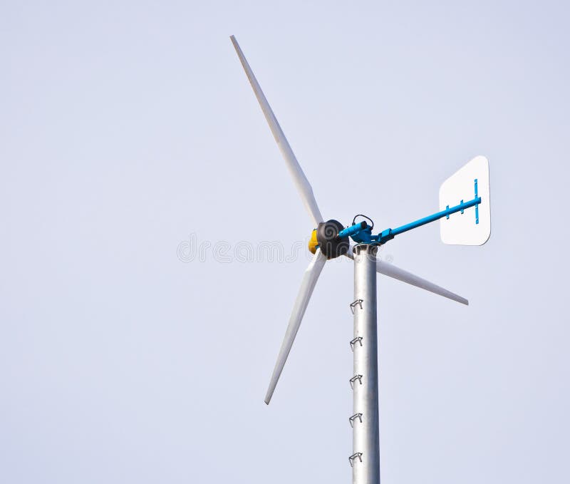Wind turbine stock image. Image of mast, mill, green - 24599169