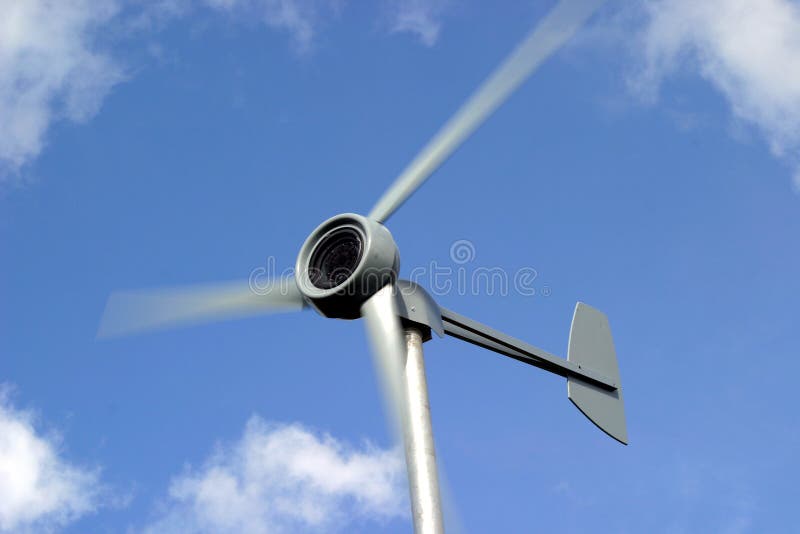 Wind Turbine stock photo. Image of turbine, spining, propellor - 24778
