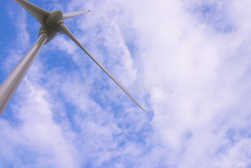 Wind turbine stock image. Image of landscape, clouds, friendly - 2824017