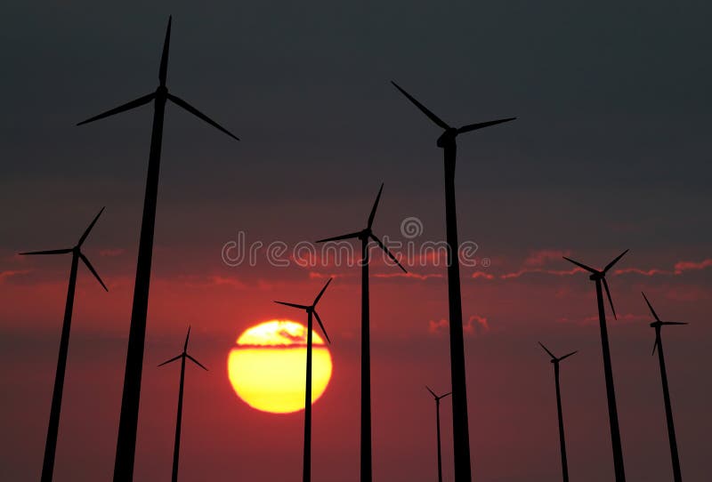 Wind turbine stock image. Image of efficiency, carbon - 4275829