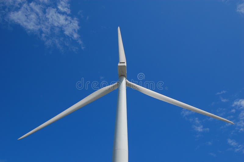 Wind turbine back stock image. Image of future, alternative - 4532333