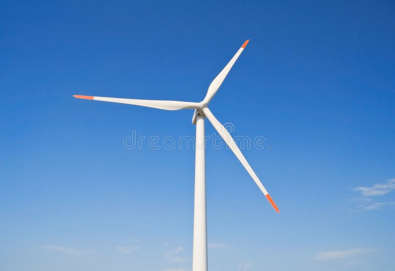 Wind turbine blade. stock image. Image of metallic, generator - 15650109