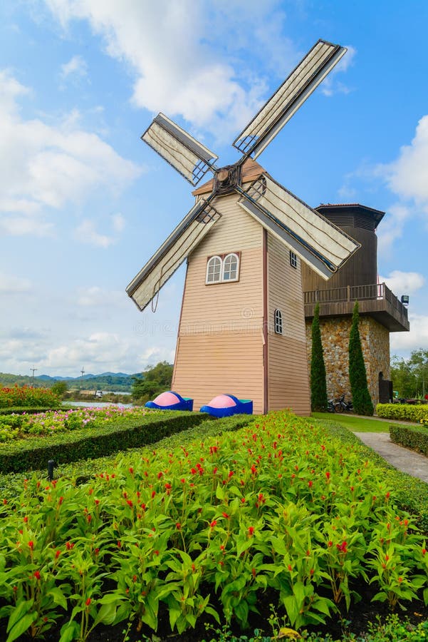 Wind Turbine stock image. Image of scenic, power, dutch - 32544155