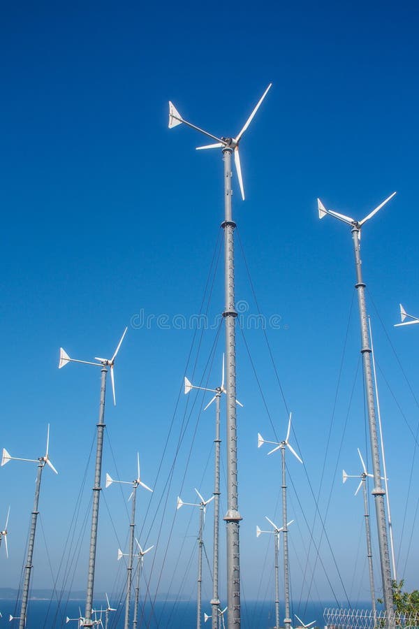 Wind Turbine for Electric Generator Stock Photo - Image of beauty ...