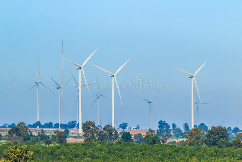 Wind turbine stock photo. Image of industrial, efficiency - 52167550