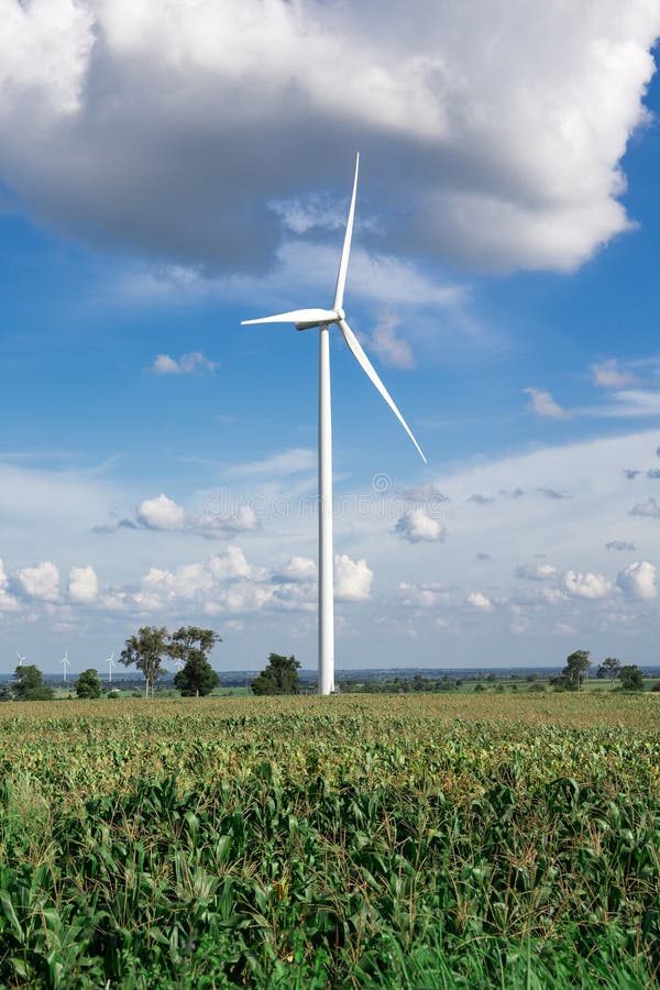 Wind Turbine Farm stock image. Image of climate, earth - 46920875