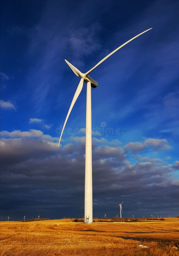 Wind Turbine, Wind Farm, Windmill, Sky Stock Photo - Image of machine ...
