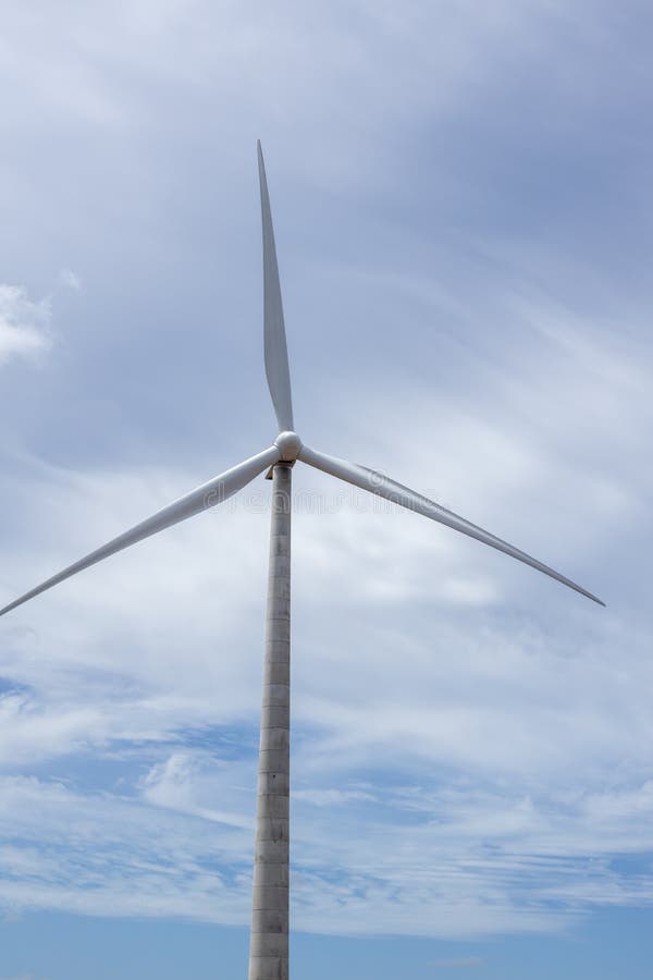 Wind Turbine Generating Electricity from the Wind Stock Image - Image ...
