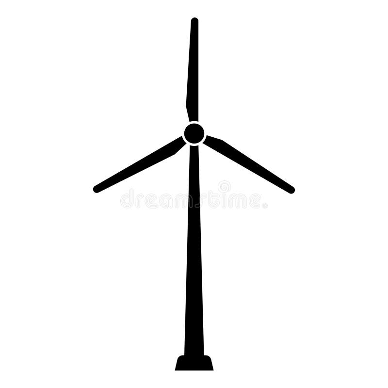 Wind Turbine Icon. Eolic Energy Icon, Wind Energy Icon Stock ...