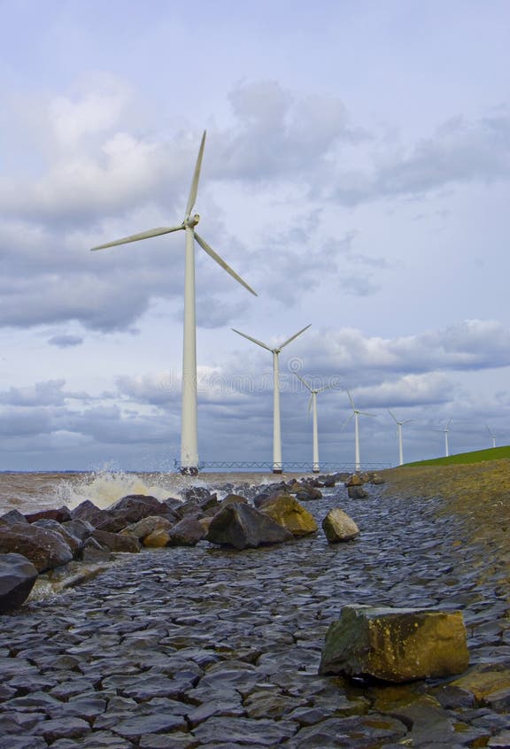 Wind turbine jetty stock image. Image of base, alternative - 2384061