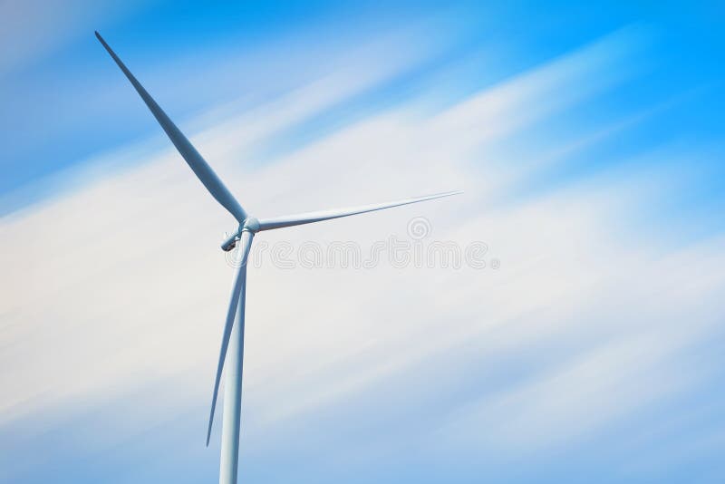Wind Turbine Power at Daylight Stock Image - Image of wind, supply ...