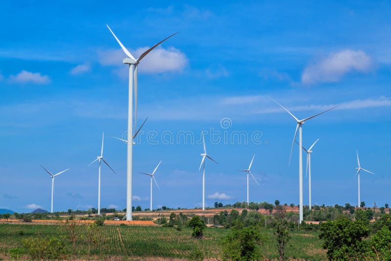 Wind Turbine Power at Daylight Stock Image - Image of daylight ...