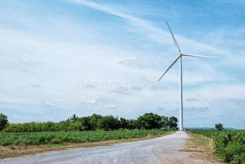 Wind Turbine Power at Daylight Stock Image - Image of ecological ...