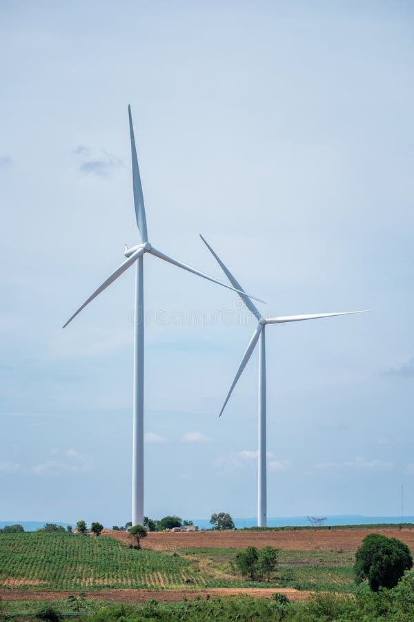 Wind Turbine Power at Daylight Stock Photo - Image of metal, industry ...