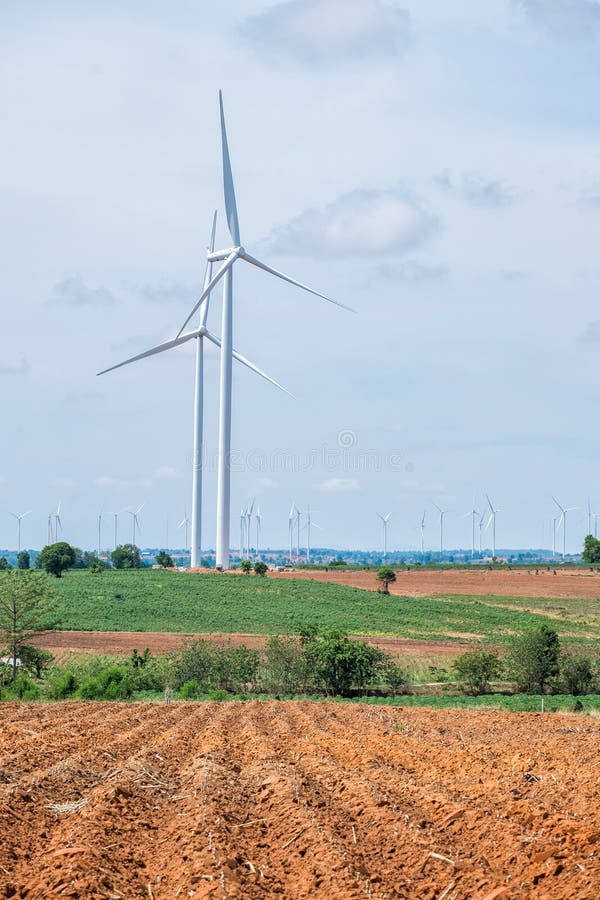 Wind Turbine Power at Daylight Stock Photo - Image of global ...