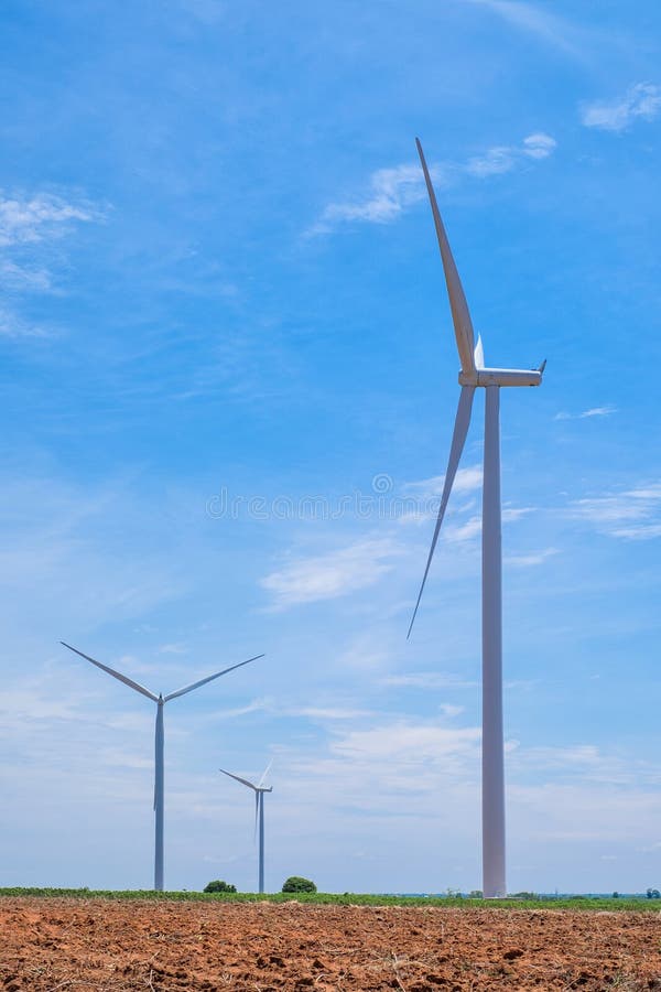 Wind Turbine Power at Daylight Stock Image - Image of electric, clean ...