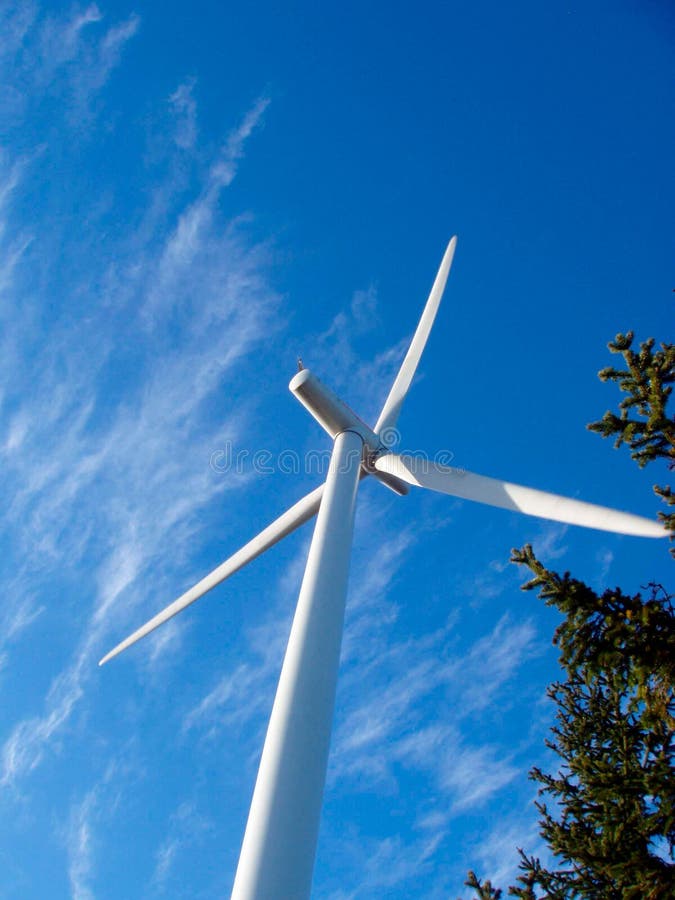 Wind Turbine for Power Generation Stock Photo - Image of phase, forms ...