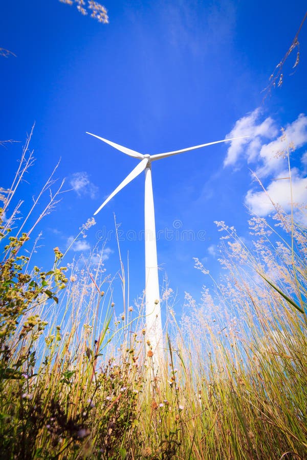 Wind turbine stock image. Image of industry, watts, environment - 45996639