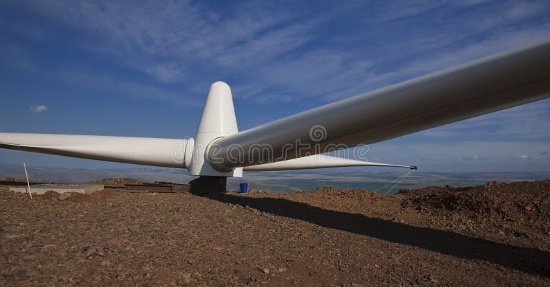 Wind Turbine Propeller stock image. Image of power, environmentally ... Wind Turbine Propeller stock image. Image of power, environmentally ...