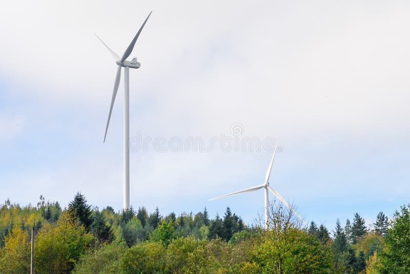 Wind Turbine Renewable Energy Source. Stock Image - Image of ...
