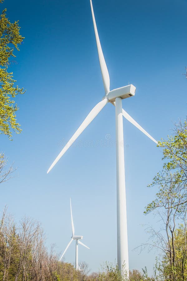 Wind Turbine a Renewable Energy Source Stock Image - Image of mast ...